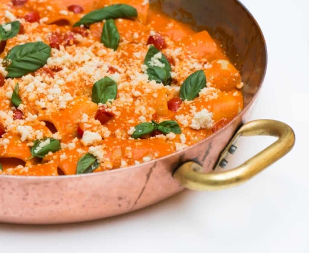 Lockdown Cookup: An Easy Tomato & Parmesan Paccheri Pasta from Da ...