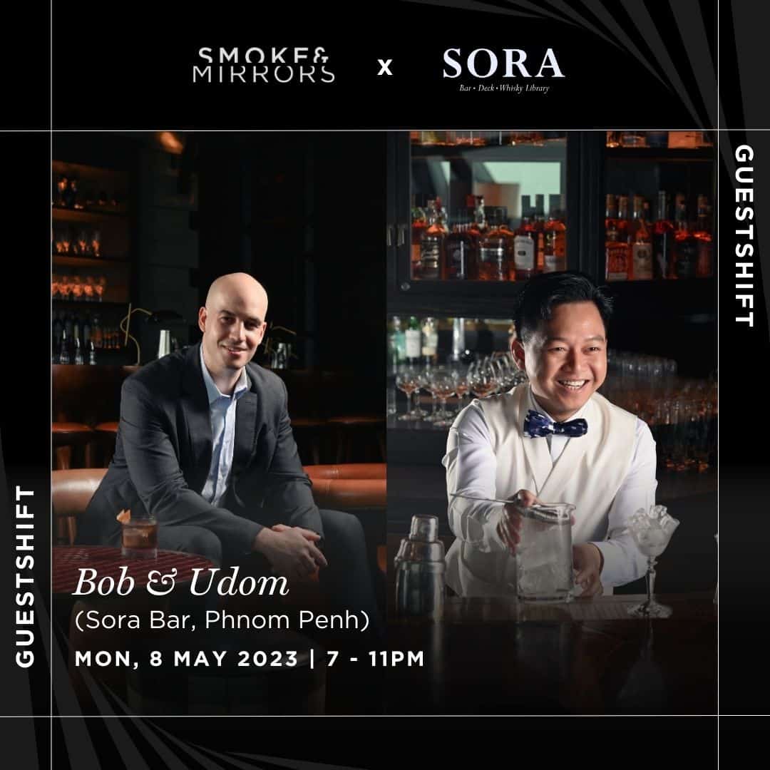 Have a round of drinks with Sora Bar at Smoke & Mirrors - City Nomads